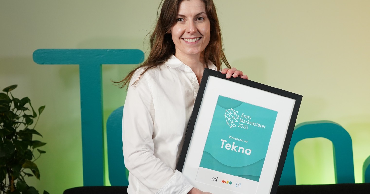 Tekna ble «Årets markedsfører 2020»